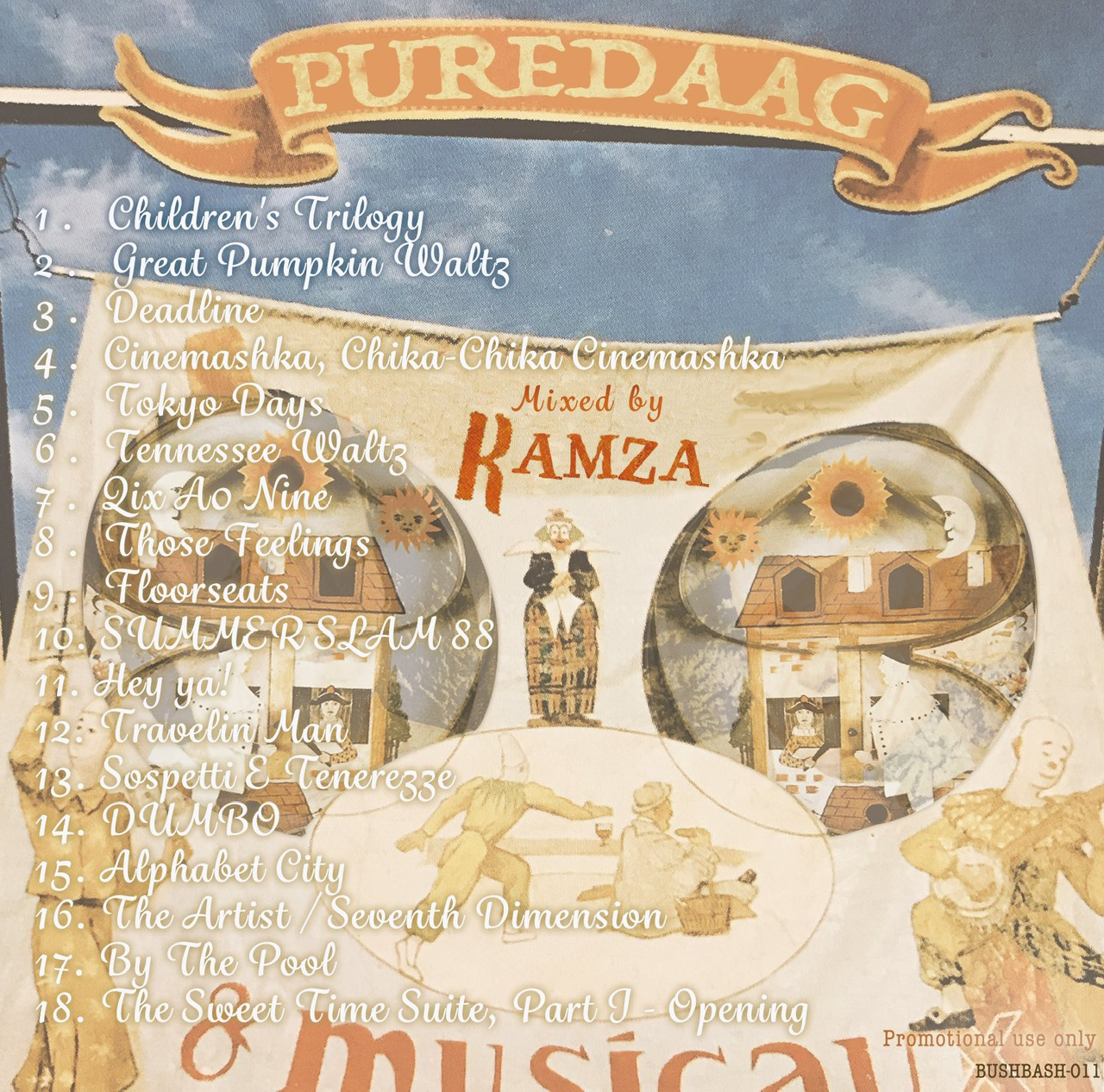 Ramzaが東京・小岩 BUSHBASHのレーベルからミックス作品『Pure Daaag』をリリース カヴァー・アートはMau ...