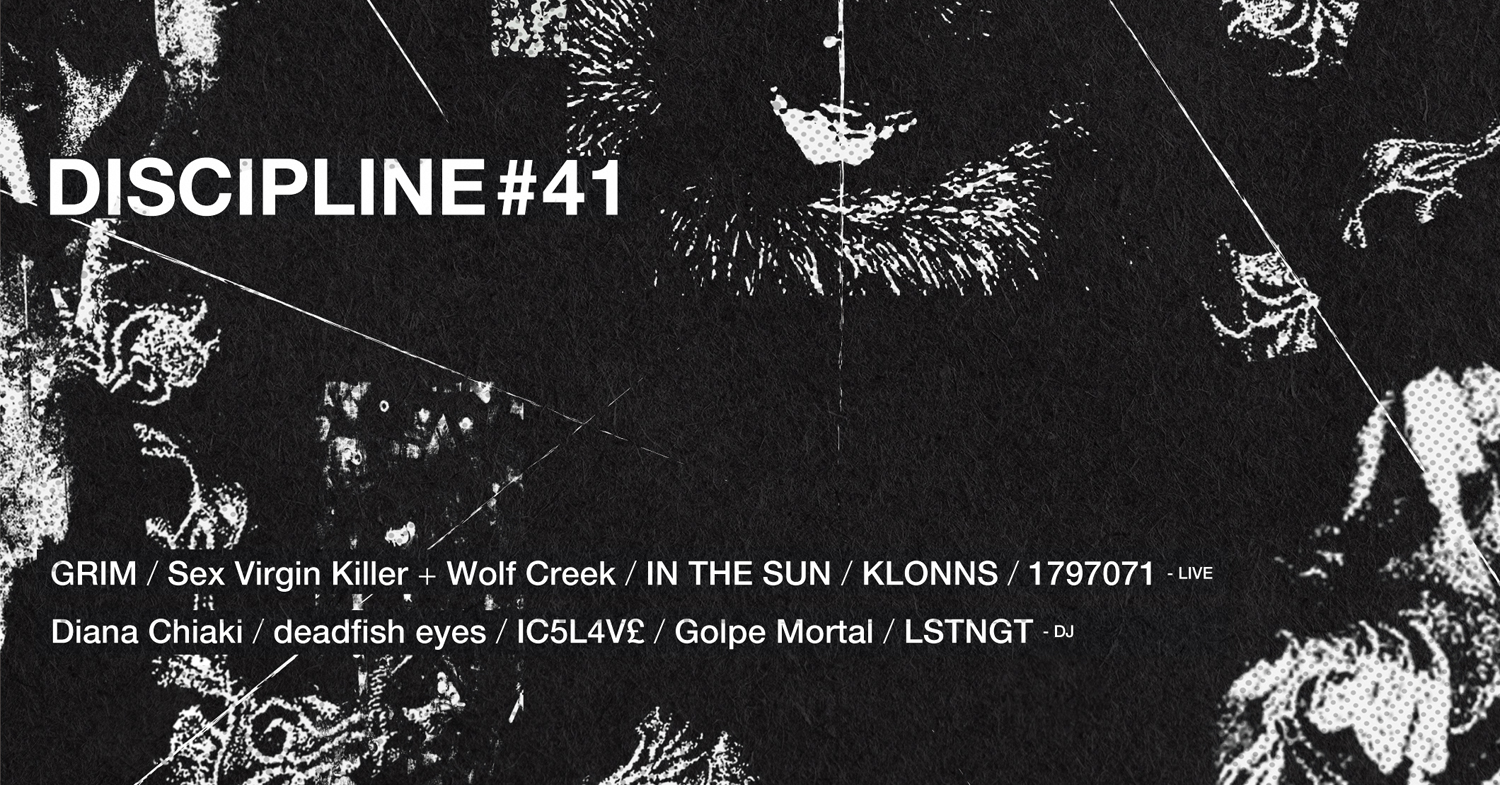 2022年最後の「Discipline」にdeadfish eyes、Diana Chiaki、GRIM、Sex Virgin Killer + Wolf Creekらが出演 | AVE ...